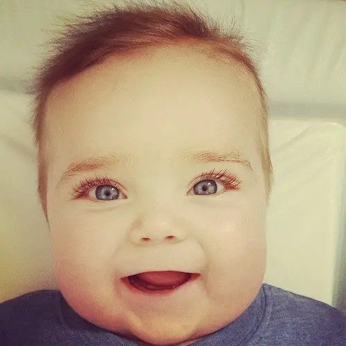 Bebês de Olho Azul - Fotos