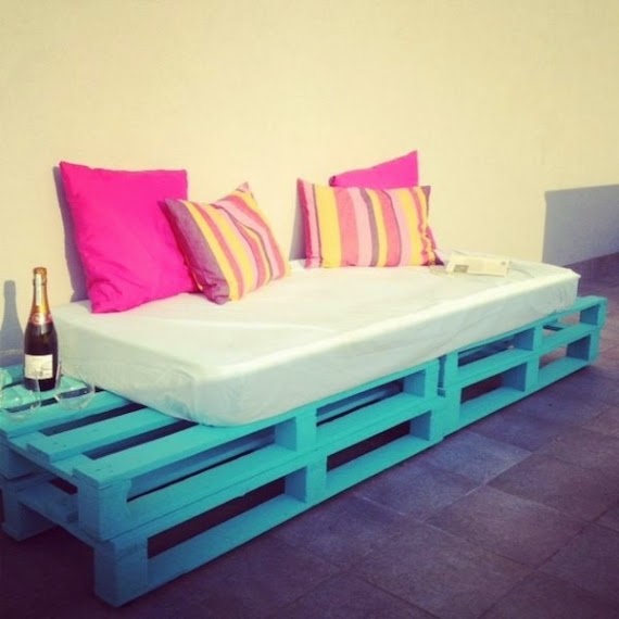 Como Fazer Sofá de Pallet com Futons