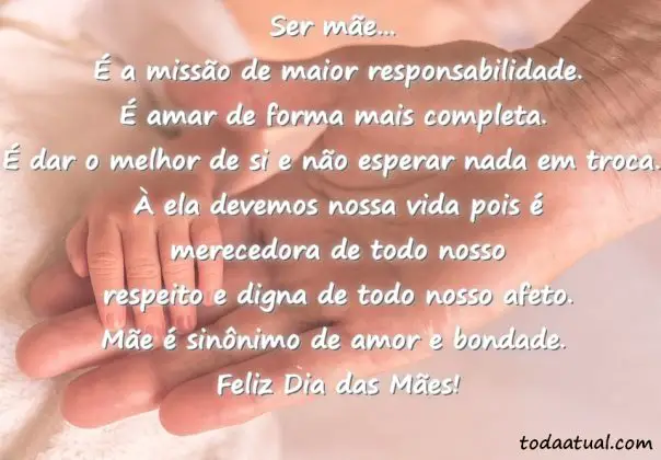 Mensagens Curtas Para O Dia Das Mães 2024 Para Whatsapp