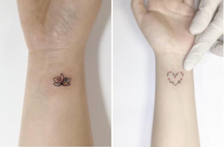 Mini tattoo: Modelos de mini tatuagens femininas delicadas
